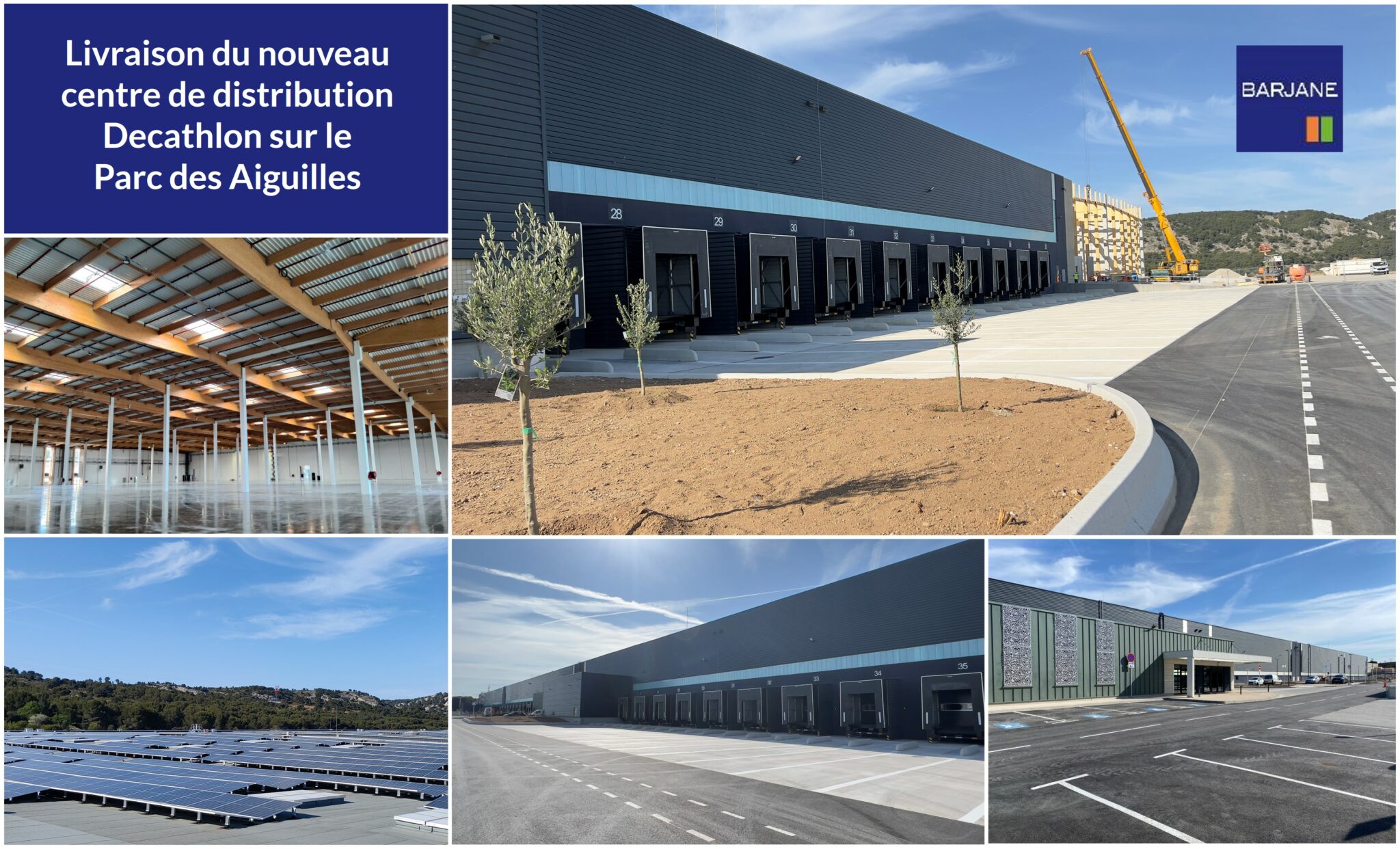 Livraison du nouveau centre de distribution Decathlon sur le Parc des ...